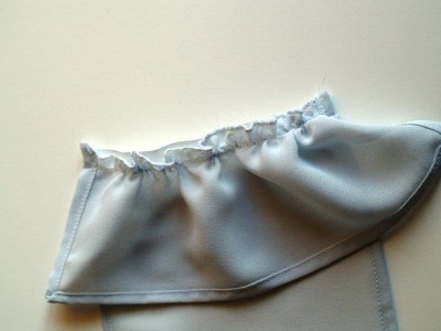 Ruffled Chiffon Scarf