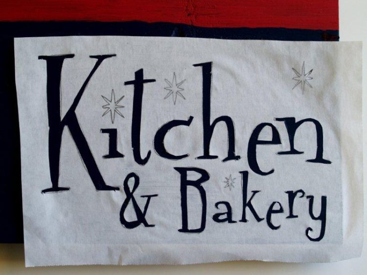 Candy Cane Kitchen Sign