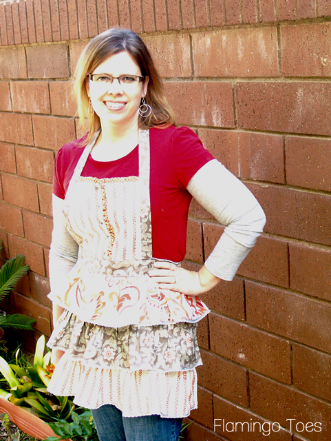 Ruffles & Buttons Apron