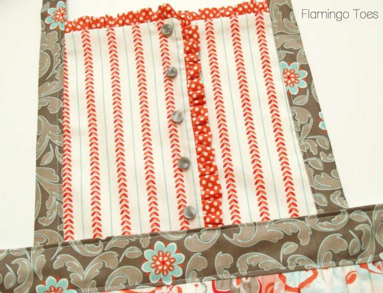 Ruffles & Buttons Apron