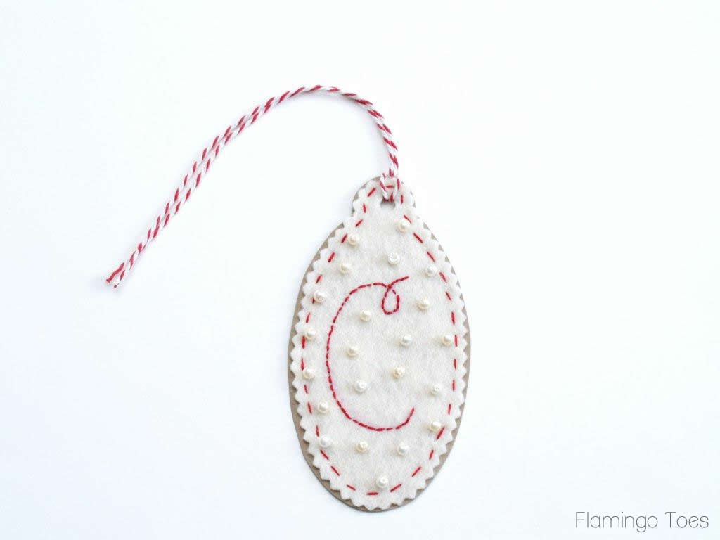 Bead & Embroidery Felt Gift Tags
