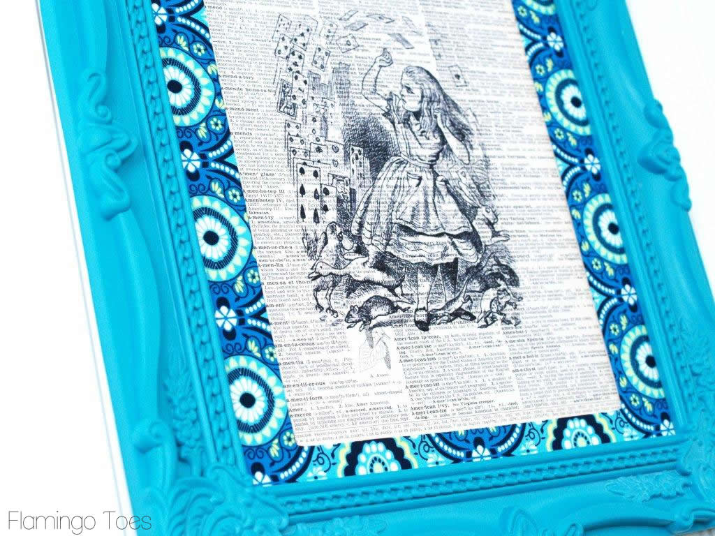 DIY Fabric Covered Artwork Mat