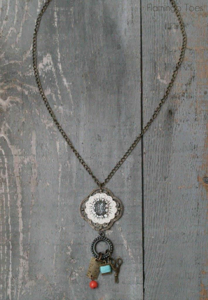 Simple DIY Charm Necklace