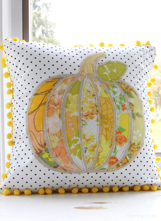 Vintage Pumpkin Fall Pillow