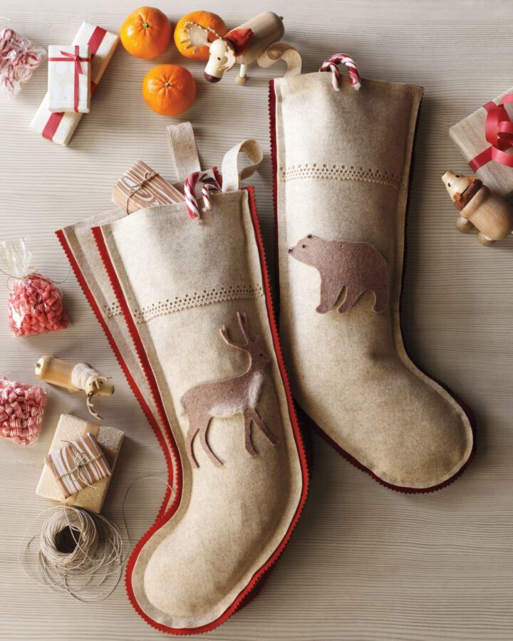 25 Adorable and Free DIY Stockings