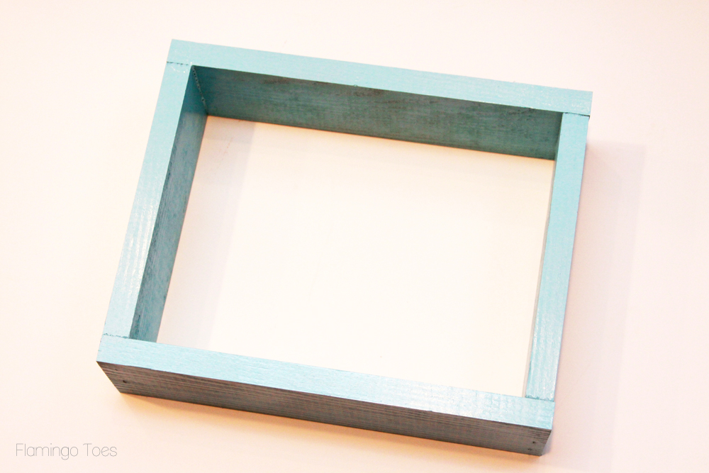 DIY Framed Shelves