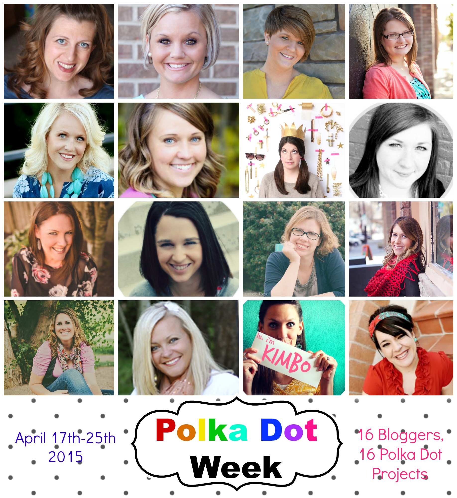 polka dot week bloggers