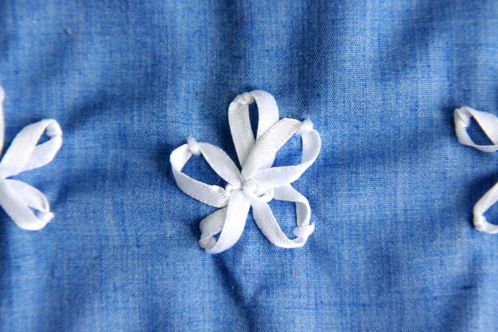 Rustic Ribbon and Lace USA Flag