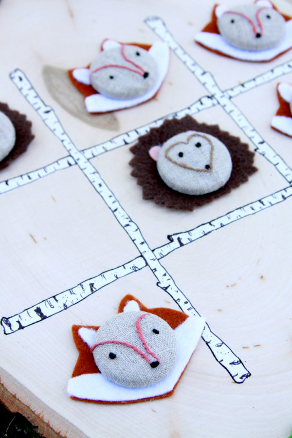 Woodland Animal Tic Tac Toe