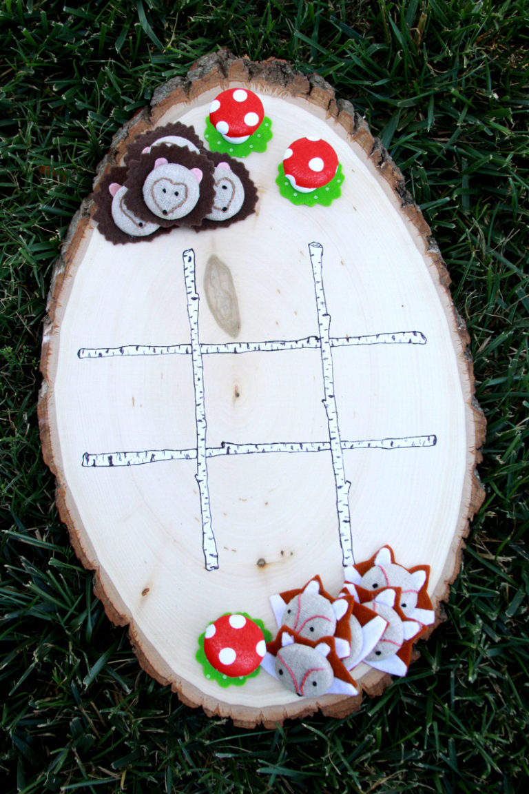 Woodland Animal Tic Tac Toe