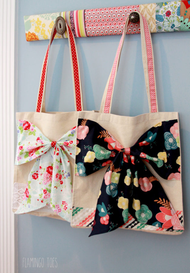 Easy DIY Bow Tote Refashion