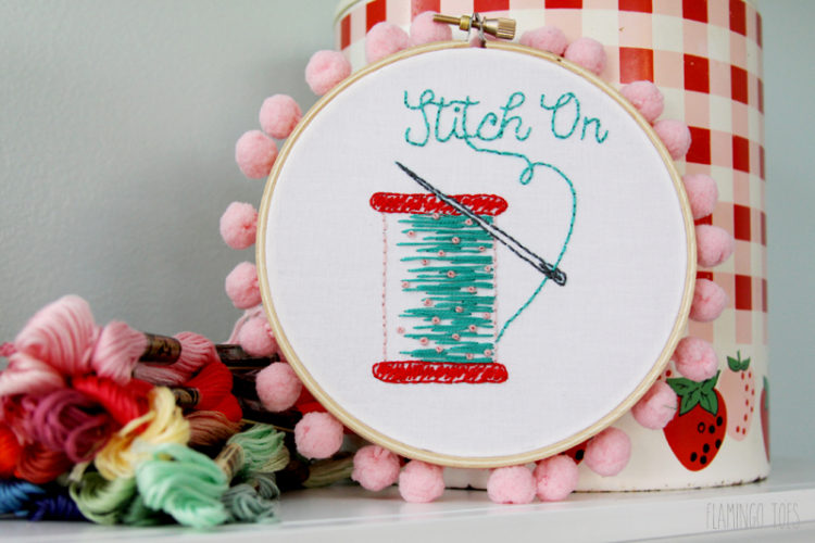 Stitch On – Free Embroidery Pattern