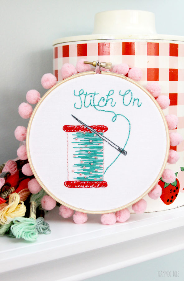 Stitch On – Free Embroidery Pattern