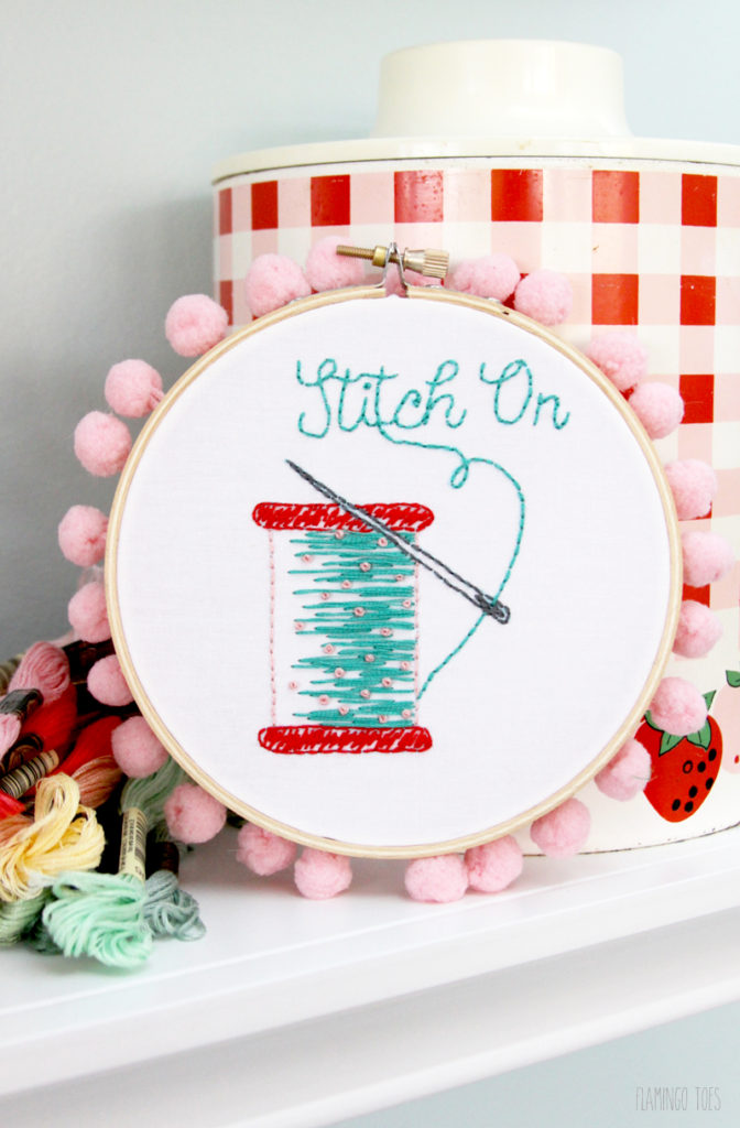 Stitch On – Free Embroidery Pattern