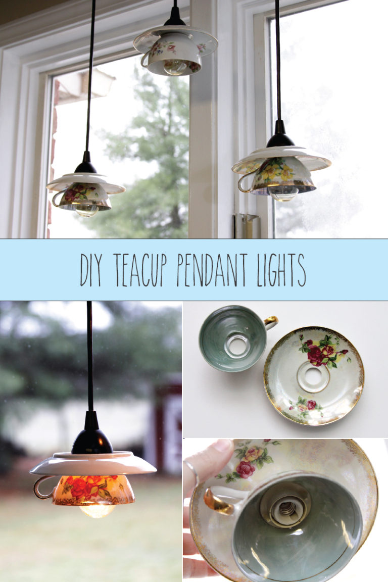 Teacup Pendant Light Shades
