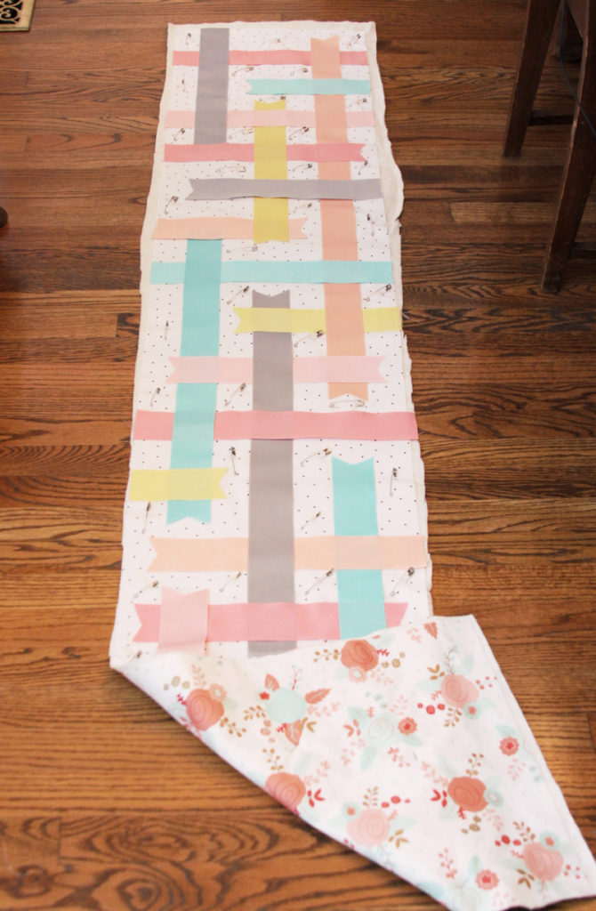Spring Ribbons and Bows Table Runner