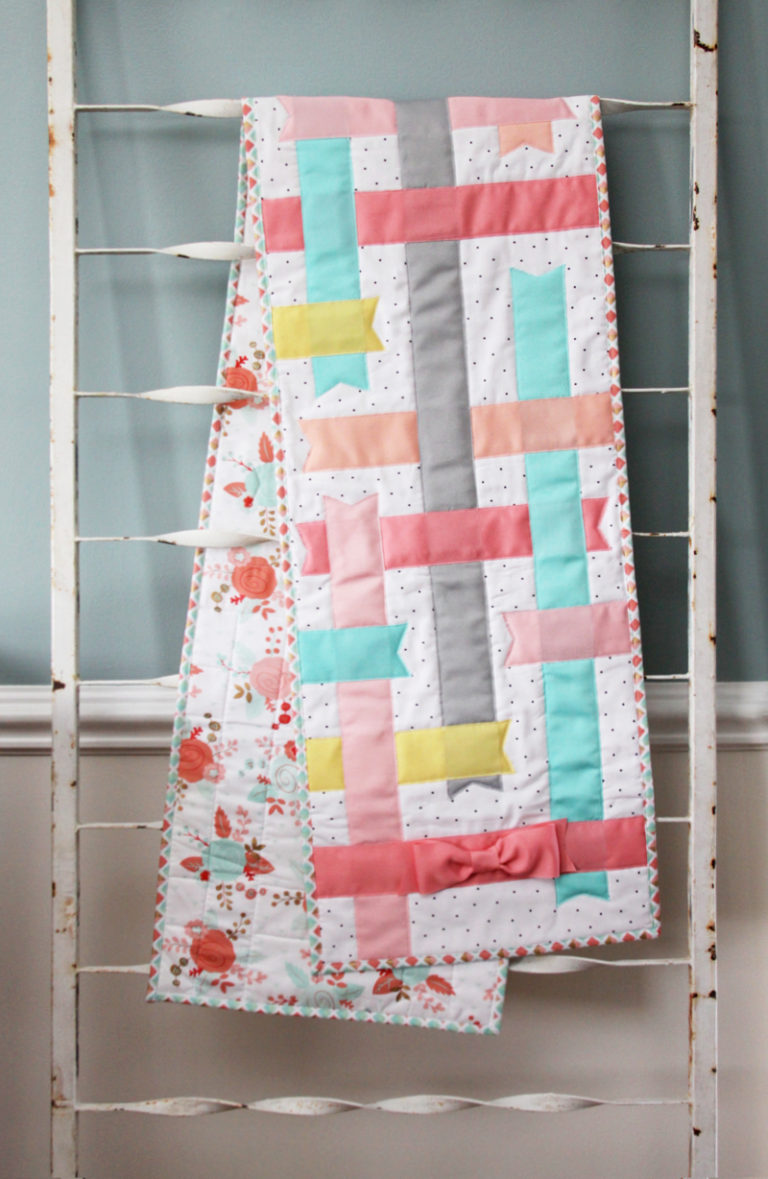 Spring Ribbons and Bows Table Runner