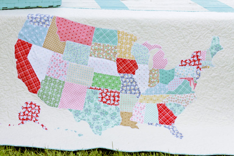 US Map Quilt Tutorial