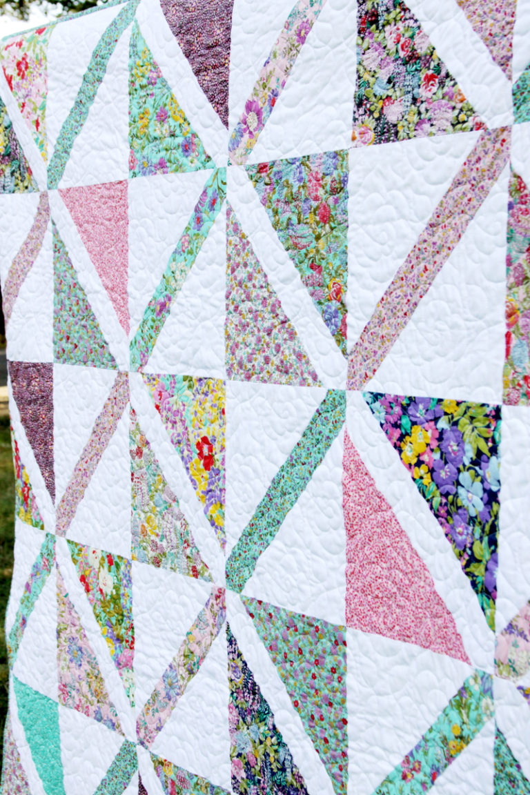 Colorful Crosshatch Quilt