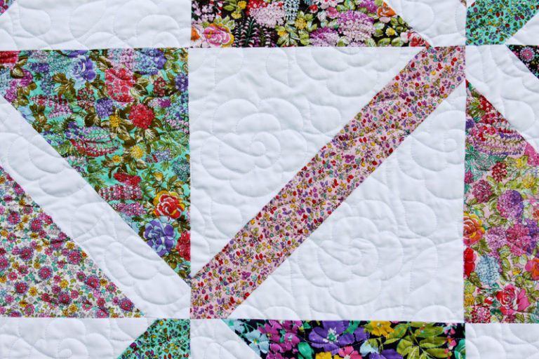 Colorful Crosshatch Quilt