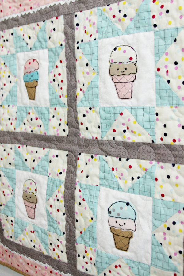 Sweet Ice Cream Mini Quilt