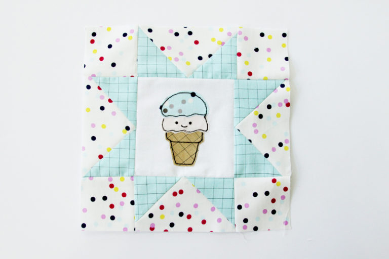 Sweet Ice Cream Mini Quilt
