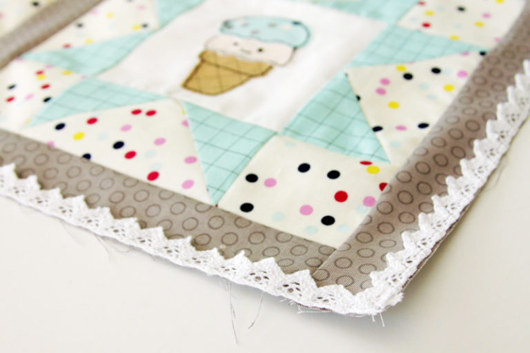 Sweet Ice Cream Mini Quilt