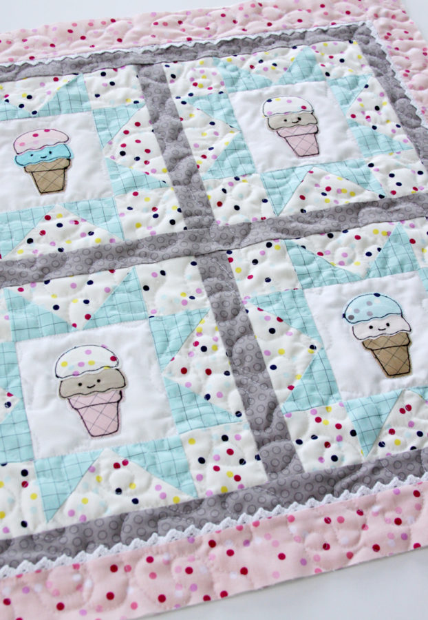 Sweet Ice Cream Mini Quilt