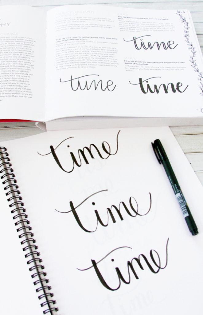 Hand Lettering for Relaxation Workbook