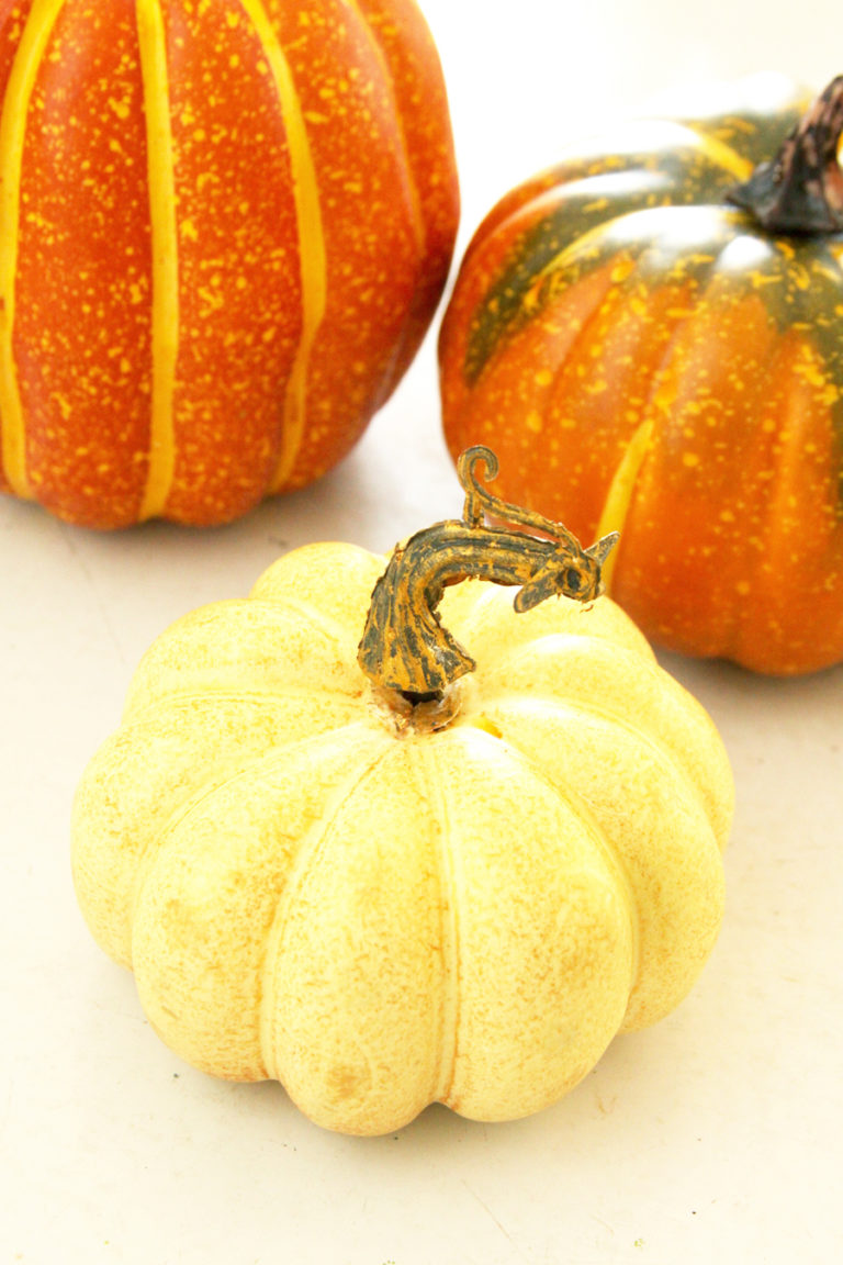 Cute and Colorful Painted Pumpkins