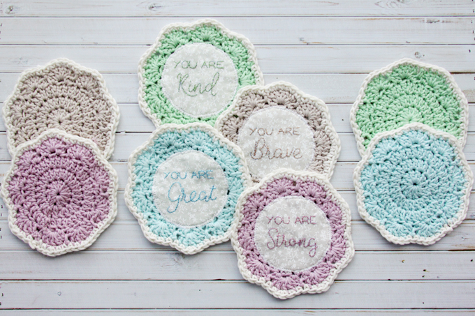 Embroidered Coaster Set Leaderboard