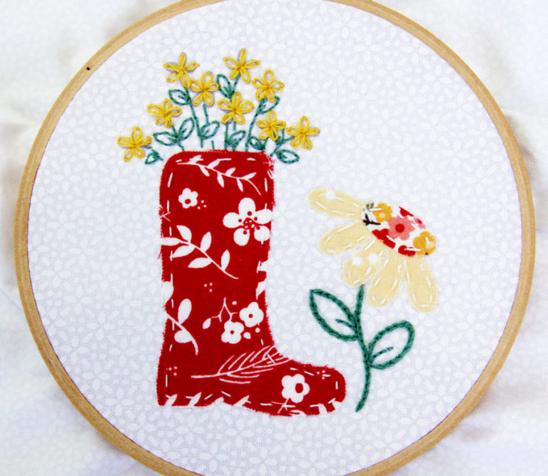 Floral Spring Embroidery Hoop Set