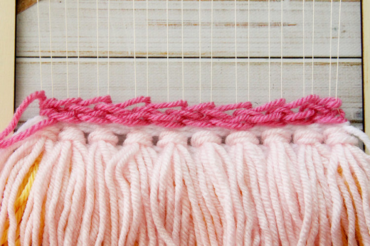 DIY Colorful Weaving Art