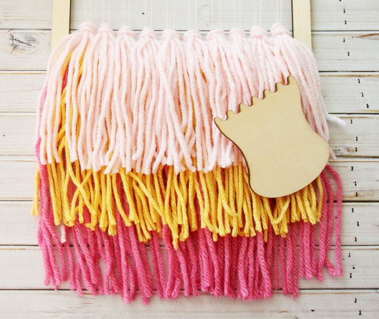 DIY Colorful Weaving Art