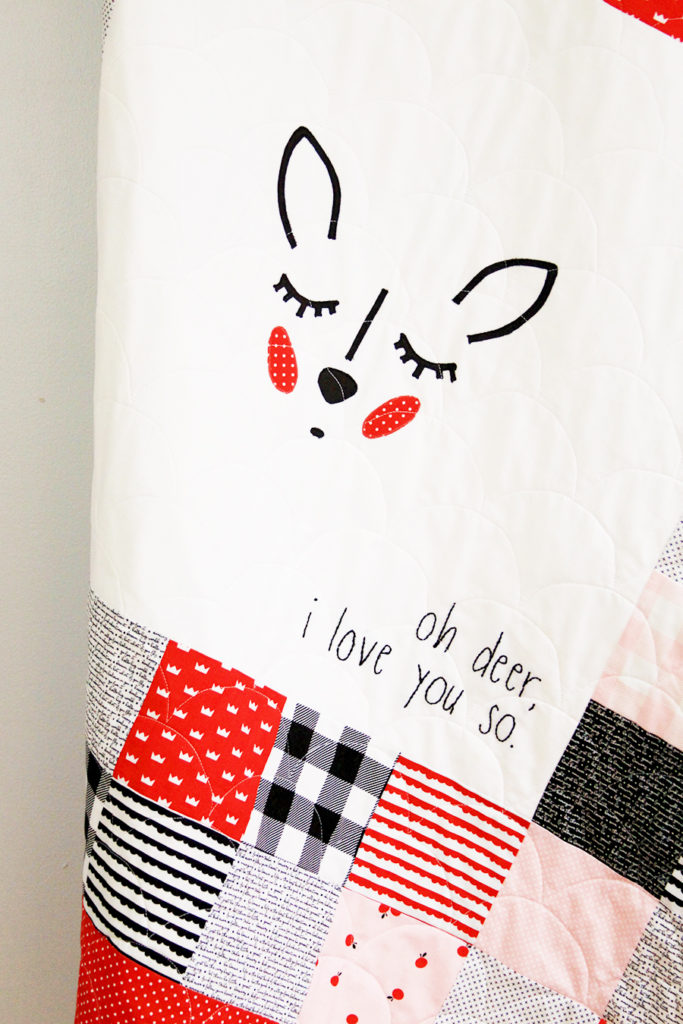 Oh Deer – Patchwork Baby Quilt
