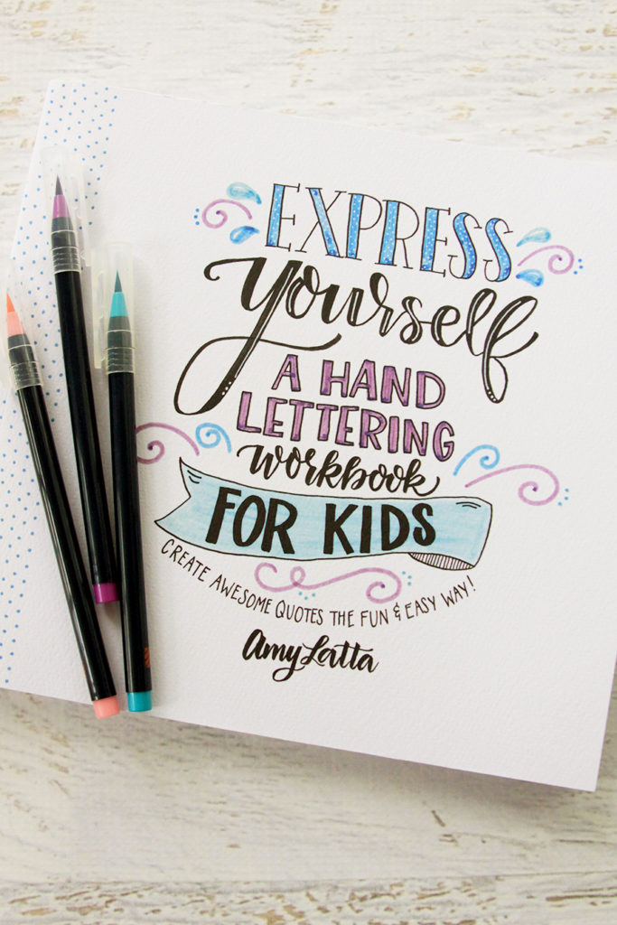 Hand Lettering for Kids Book!