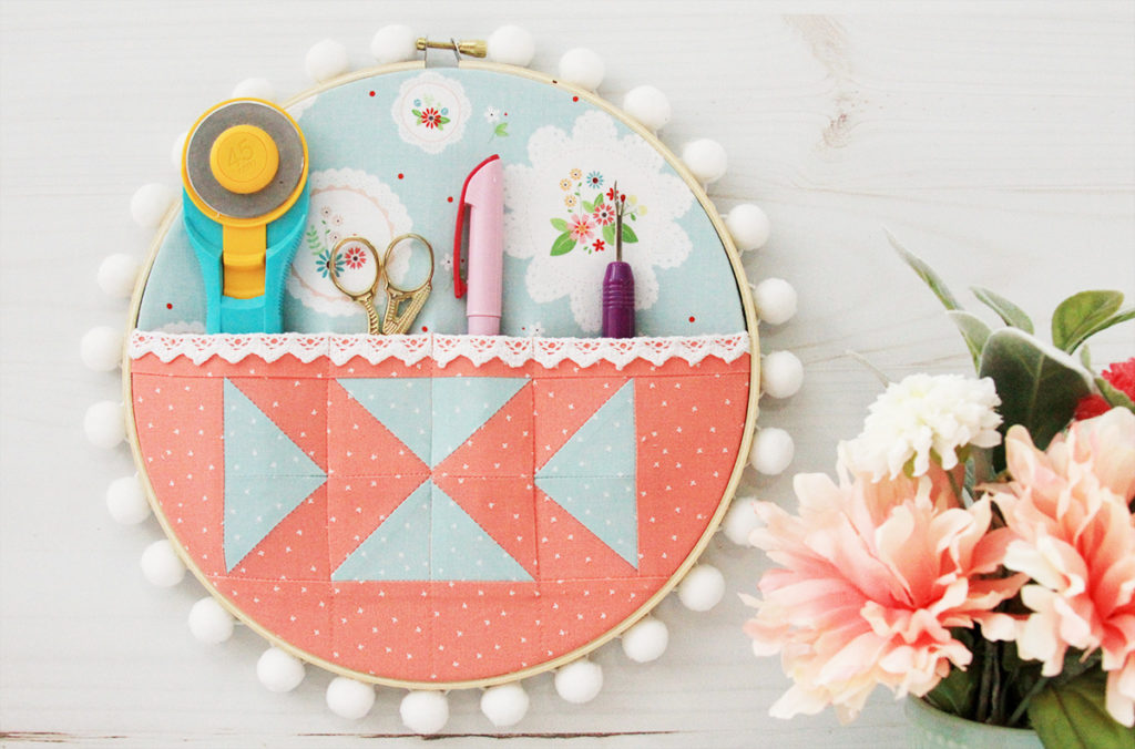 Quilt Supplies Organizer Embroidery Hoop