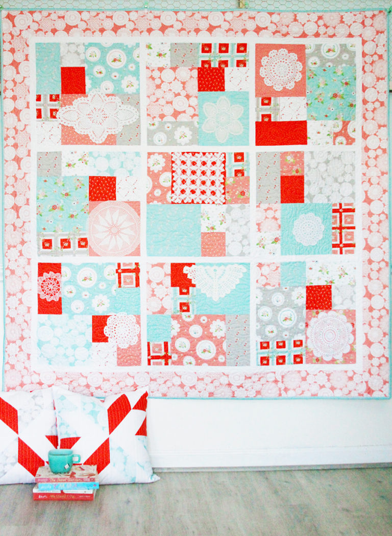 Vintage Doily Keepsakes Quilt – Free Pattern!