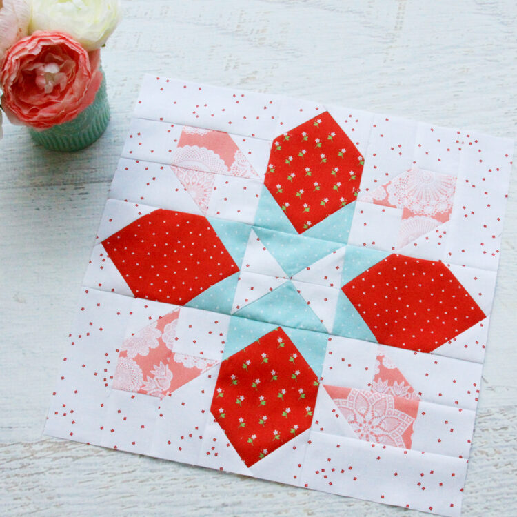 Merry Mini Quilt Sewalong Block 1