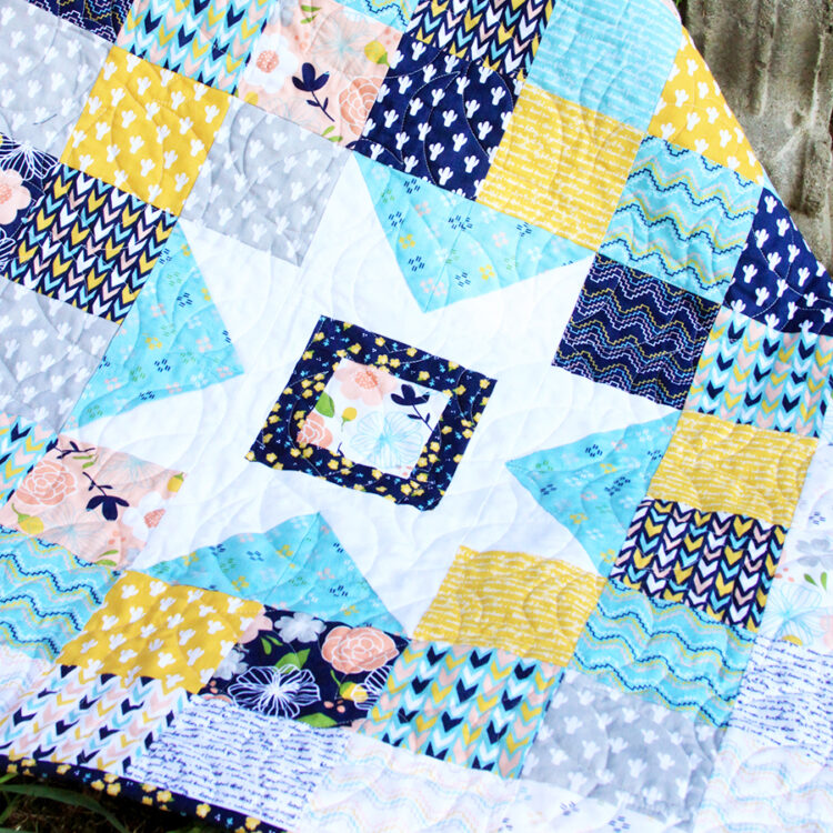 Starry Skies Free Quilt Pattern