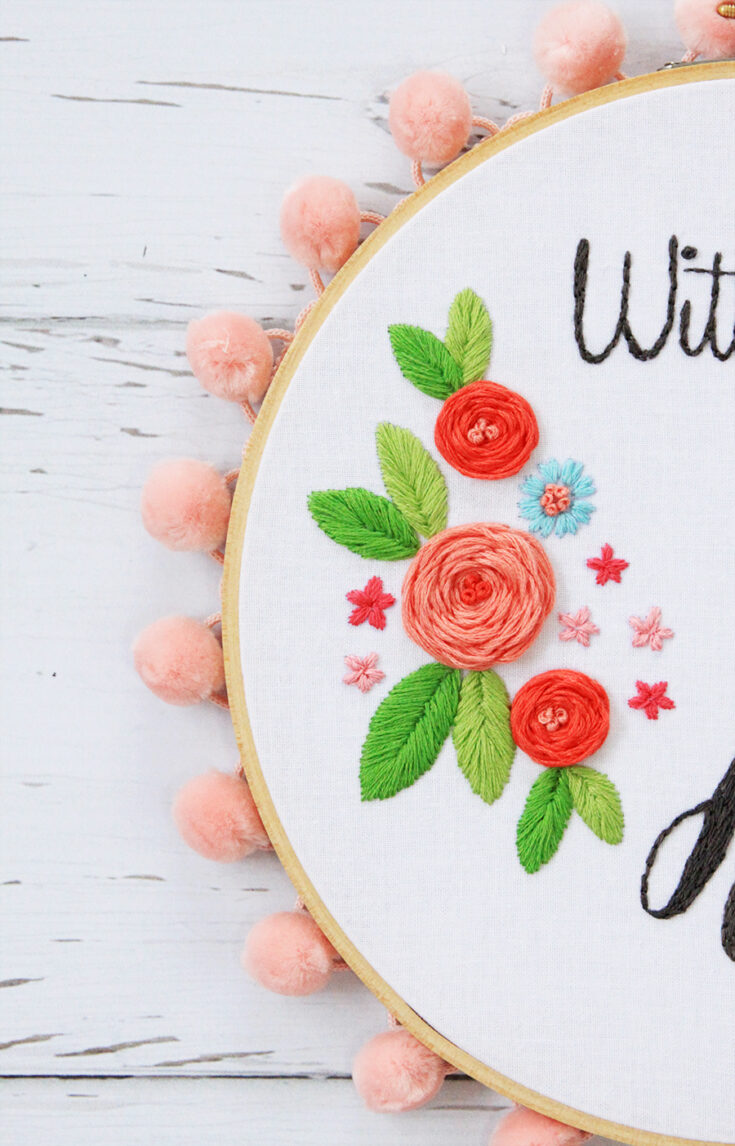 With You I Am Home – Free Embroidery Pattern