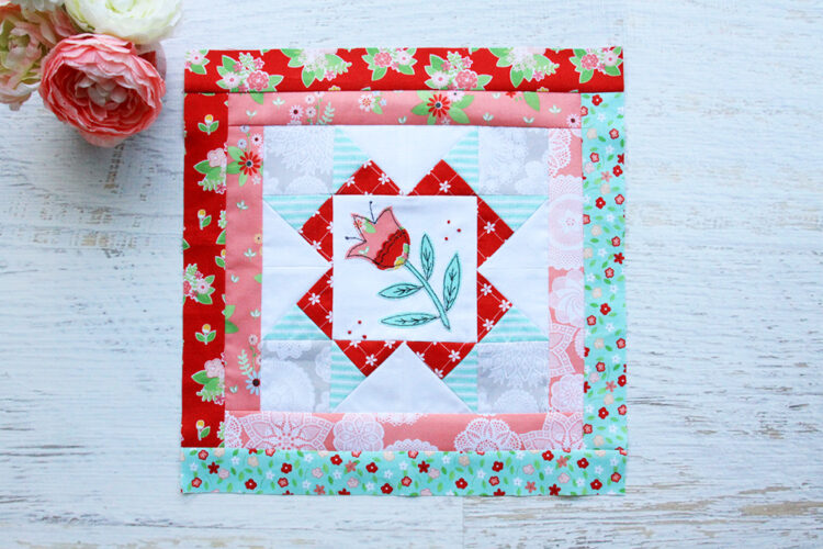 Happy Little Things Quilt Block 2