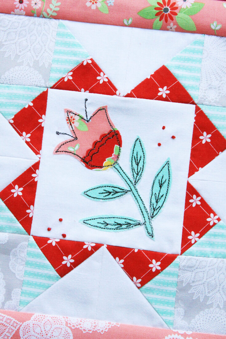 Happy Little Things Quilt Block 2