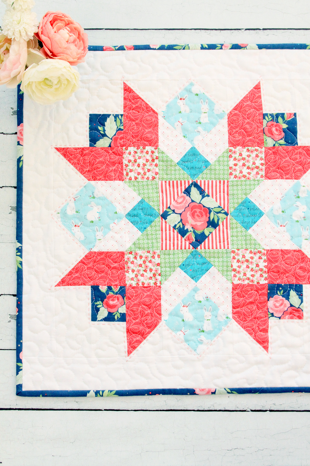 Winifred Rose Mini Quilt