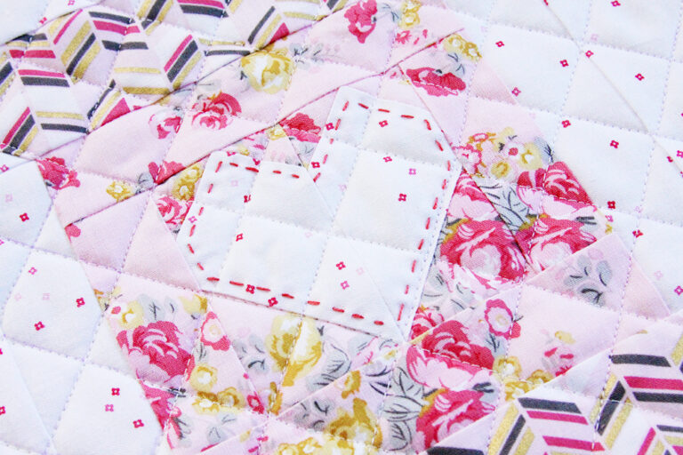 Love to Stitch Free Quilt Block Pattern