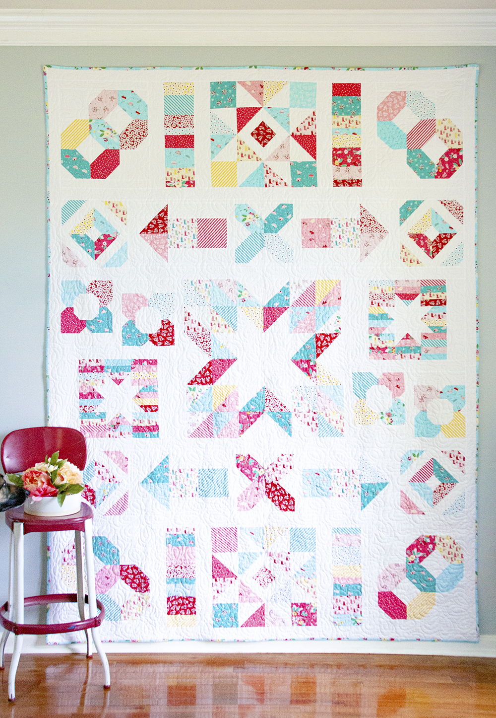 Charming Baby Quilt Sew Along Finished Quilt
