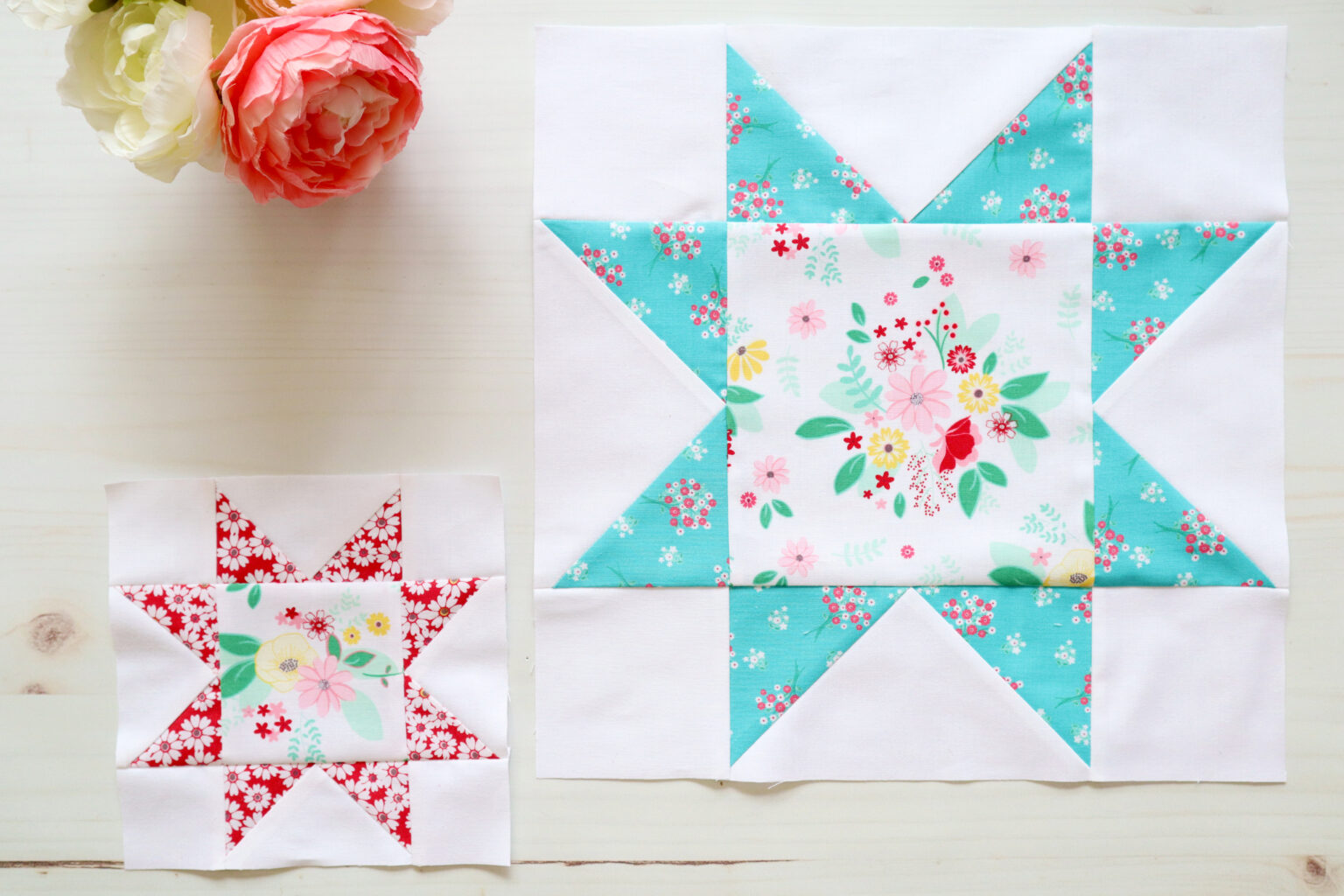 Easy Sawtooth Star Quilt Block – RBD Block Challenge