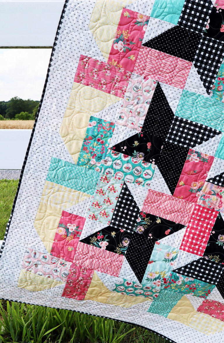 Fat Quarter Ferris Wheel Free Quilt Pattern