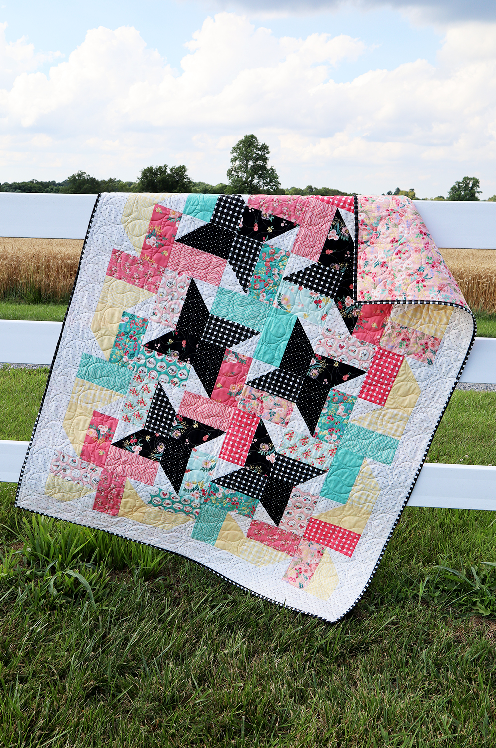 Fat Quarter Ferris Wheel Free Quilt Pattern