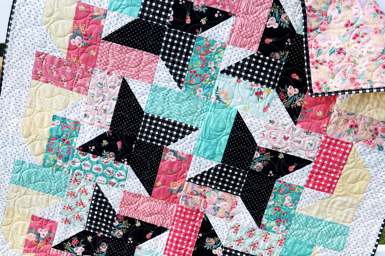 Fat Quarter Ferris Wheel Free Quilt Pattern